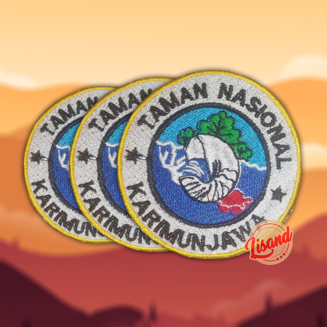 Patch Bordir Emblem Taman Nasional Karimun Jawa - Lisand