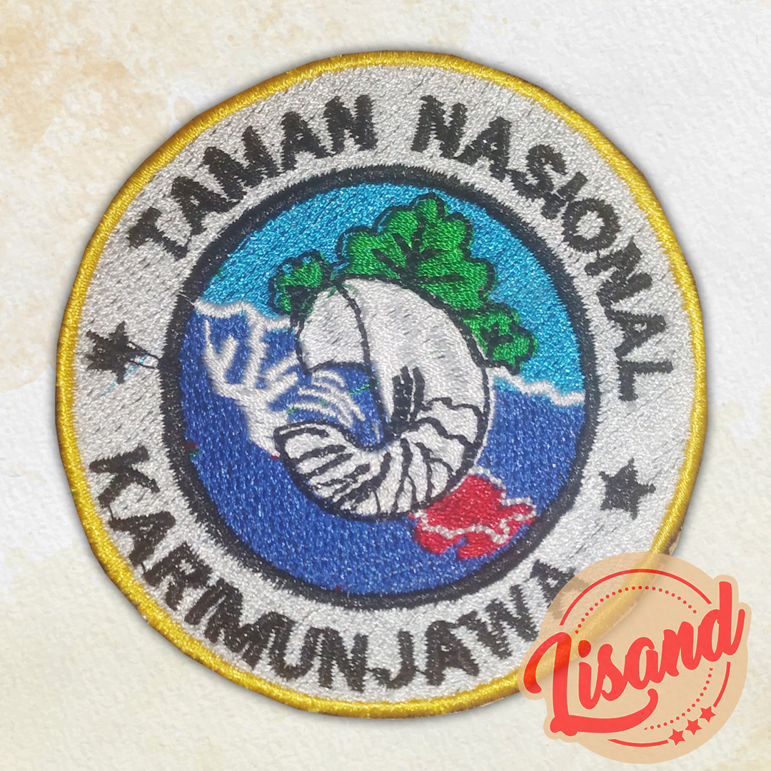 Patch Bordir Emblem Taman Nasional Karimun Jawa - Lisand
